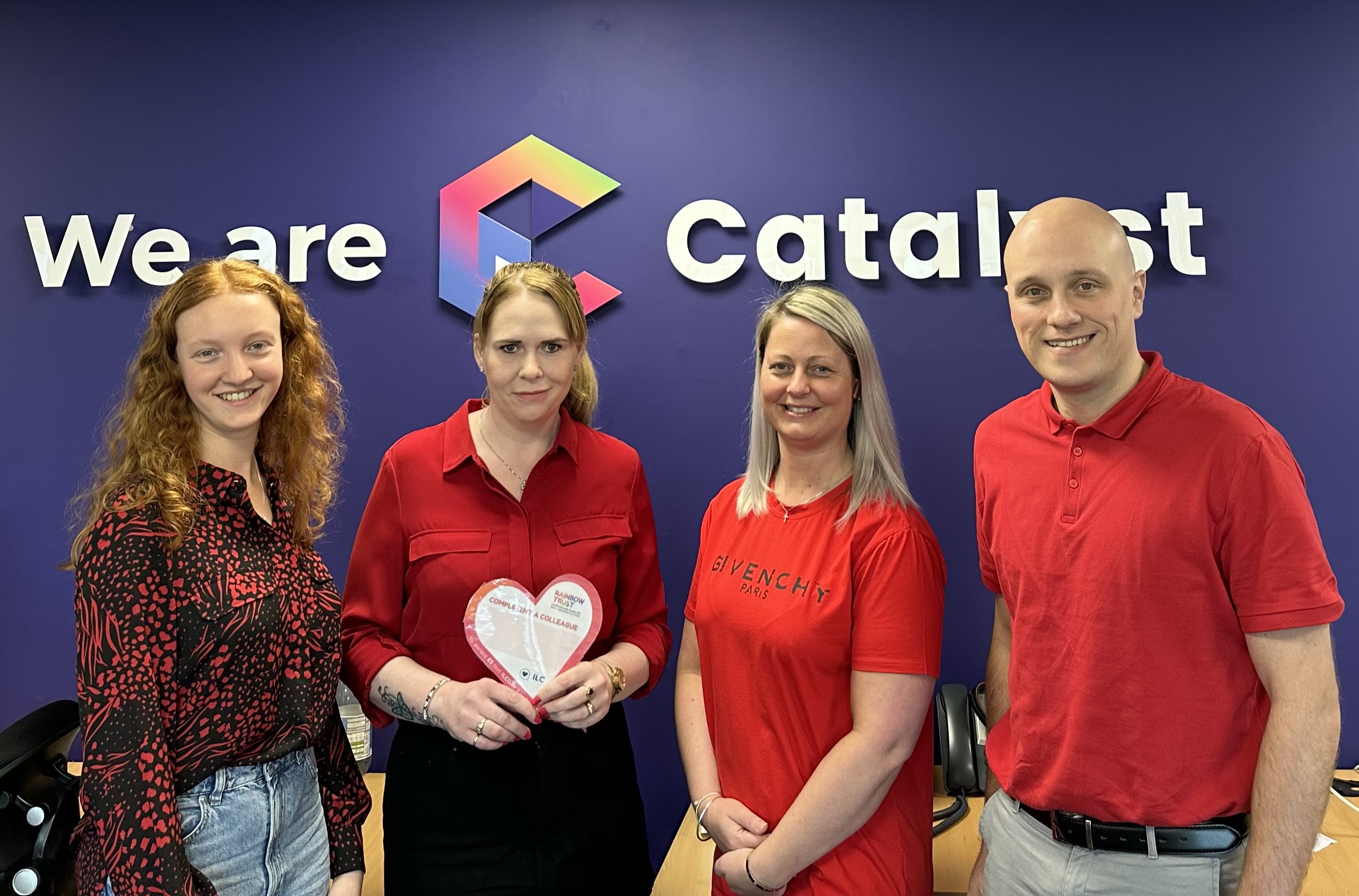 Catalyst colleagues Wear Red to help seriously ill children - Catalyst