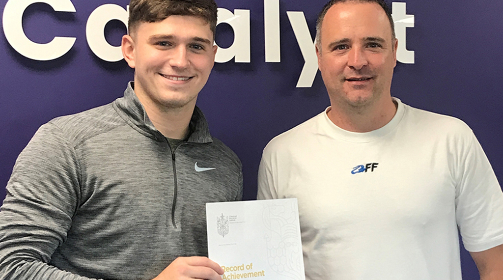 Ben’s a man on a mission with insurance exam success - Catalyst